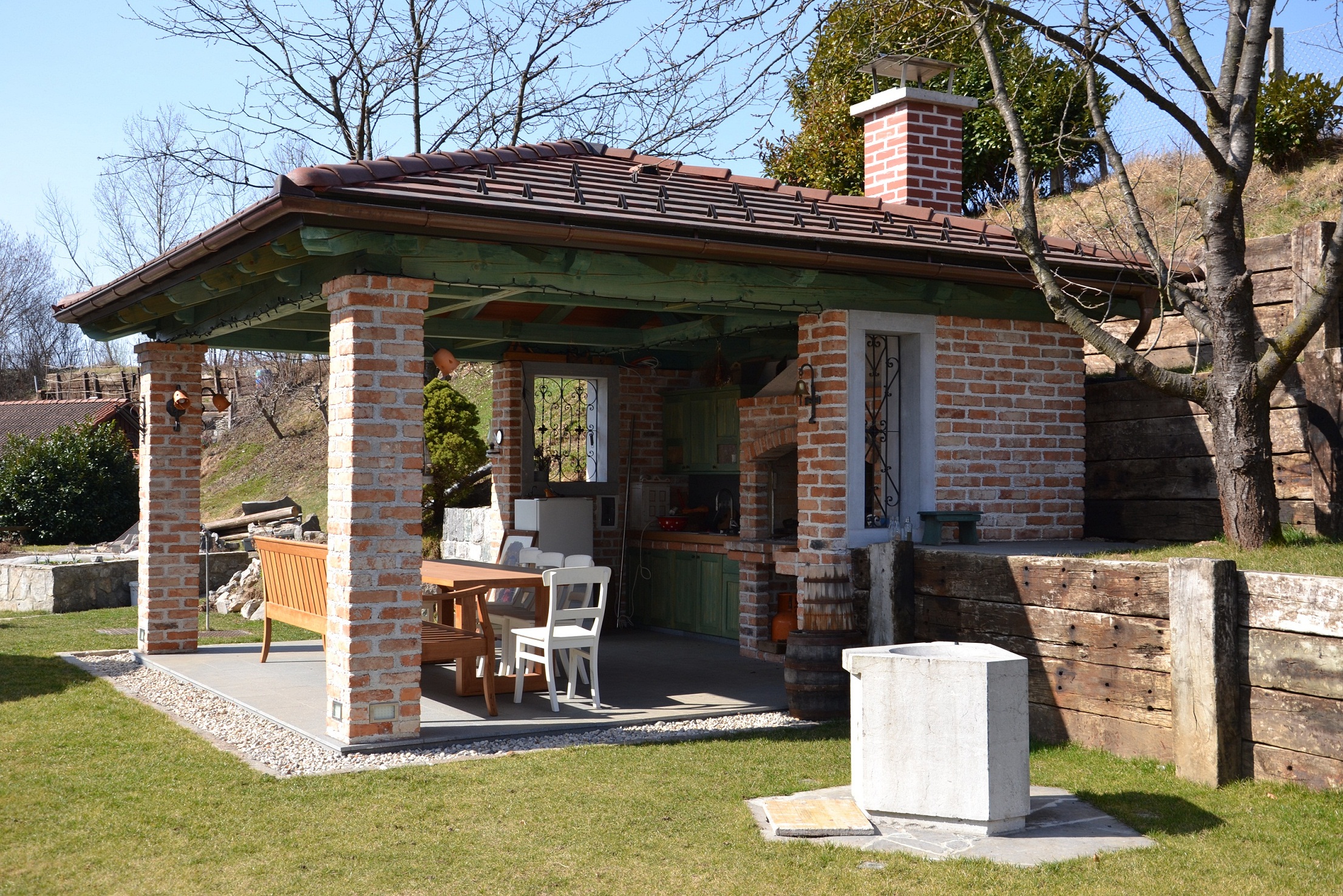 Paviljon - letna kuhinja - Custom Grills